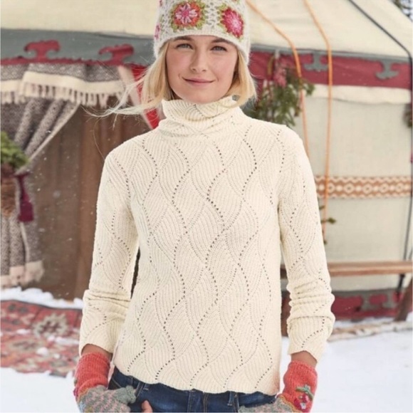 Sundance | Sweaters | Sundance Champlain Off White Knit Turtleneck ...